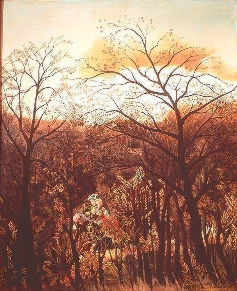 Rendezvous im Wald von Henri Rousseau: Kunstdruck kaufen